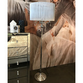 Bellezza Lighting Monaco 5 Light Metal & Crystal Floor Lamp | Temple ...