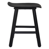 Hans Malaysian Oak Wood Stool | Temple & Webster