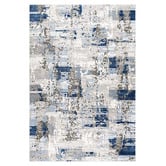 Blue Patch Maxim Power-Loomed Rug | Temple & Webster
