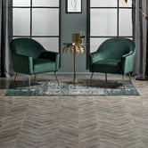 Lotus Rugs Green Divine Power-Loomed Rug | Temple & Webster