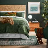 Lotus Rugs Green Divine Power-Loomed Rug | Temple & Webster