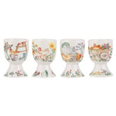 4 Piece Garden Hens Egg Cups | Temple & Webster