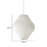 Observatory Lighting George Nelson Replica Steel Pear Pendant | Temple ...