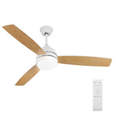 BraxtonHome Baptiste 132cm DC Ceiling Fan with Light | Temple & Webster