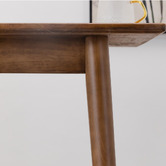 BraxtonHome Amyra Square Rubberwood Dining Table | Temple & Webster