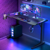 BraxtonHome Neotara LED Gaming Desk | Temple & Webster