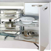 Provedore Magic Corner Pull Out Kitchen Storage Right Opening | Temple ...