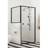 Essential Home Supply Lapis Single Glass Shower Screen | Temple & Webster