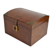 Kundra Tapper Leather Box with Stirrup | Temple & Webster