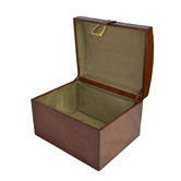 Kundra Tapper Leather Box with Stirrup | Temple & Webster