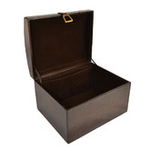 Kundra Tapper Leather Box with Stirrup | Temple & Webster