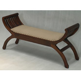 La Verde Jemma 2 Seater Upholstered Bench | Temple & Webster