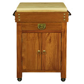 La Verde Wilburn 1 Drawer Butcher Block | Temple & Webster