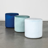 Brooklyn and Bella Small Velvet Ottoman | Temple & Webster