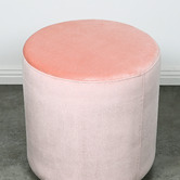 Brooklyn and Bella Small Velvet Ottoman | Temple & Webster