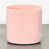 Brooklyn and Bella Small Velvet Ottoman | Temple & Webster