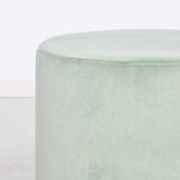 Brooklyn and Bella Small Milan Velvet Ottoman | Temple & Webster