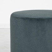 Brooklyn and Bella Small Milan Velvet Ottoman | Temple & Webster
