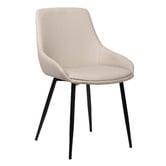 Rowland & Archibald Lance Faux Leather Dining Chairs | Temple & Webster