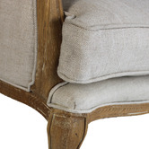 Naturally Provinicial French Country High Back Wing Armchair | Temple ...