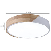 Luminea Helsinki Round LED Oyster Ceiling Light | Temple & Webster