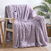 Dreamaker Extra Large Faux Fur Heated Throw | Temple & Webster