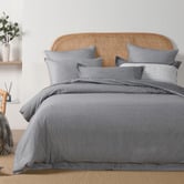 Aldrin Home Artarmon Reversible Cotton Quilt Cover Set | Temple & Webster