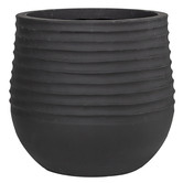 The Home Collective Ryker Stonelite Round Planter | Temple & Webster