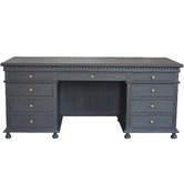 Hamilton Furniture St. James Classic Oak Desk | Temple & Webster