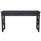 Hamilton Furniture Anna Desk Black Oak | Temple & Webster