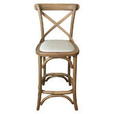 Hamilton Furniture 66cm Chandra Oak Wood Barstools | Temple & Webster