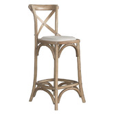 Hamilton Furniture 66cm Chandra Oak Wood Barstools | Temple & Webster