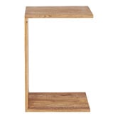 BayviewLiving Ollie Oak Wood Side Table | Temple & Webster