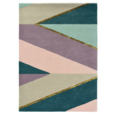 Ted Baker Pink Sahara Hand-Tufted Wool & Viscose Rug | Temple & Webster