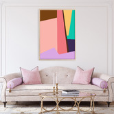 Spliced II Framed Printed Wall Art | Temple & Webster