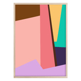 Spliced II Framed Printed Wall Art | Temple & Webster