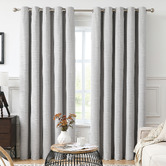 Breakaway Blockout Eyelet Curtains | Temple & Webster