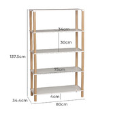 Core Living Ulysses 5 Tier Shelving Unit | Temple & Webster