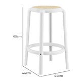 Core Living 65cm Kinaiah Bar Stools | Temple & Webster