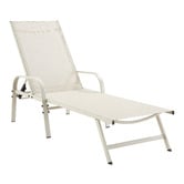 Core Living Kagan Steel Sun Lounger | Temple & Webster