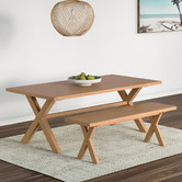 Temple & Webster Brighton Oak Bench