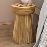 Temple & Webster Carmen Solid Timber Side Table