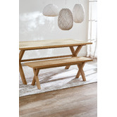 Temple & Webster Brighton Oak Bench