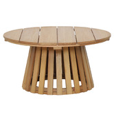 Temple & Webster Paros Eucalyptus Wood Outdoor Coffee Table