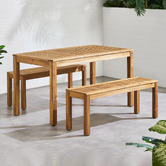 Temple & Webster 4 Seater Verona Outdoor Dining Table & Bench Set