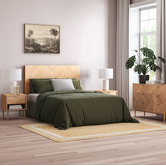 Temple & Webster 3 Piece Dion Herringbone Bedroom Furniture Set