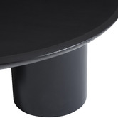 Temple & Webster Clover Mango Wood Pillar Leg Coffee Table