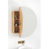 Temple & Webster Cali 900mm Vanity Package with Round Shaving Cabinet