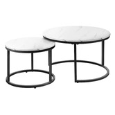 Temple & Webster 2 Piece Heidi Nesting Coffee Table Set