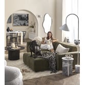 Temple & Webster Quinn 4 Seater Upholstered Sofa with Reversible Chaise